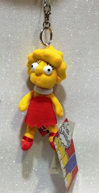 &THE SIMPSONS LISA Simpson 15Cm Plush Keychain 5.9" £6.67 - PicClick UK