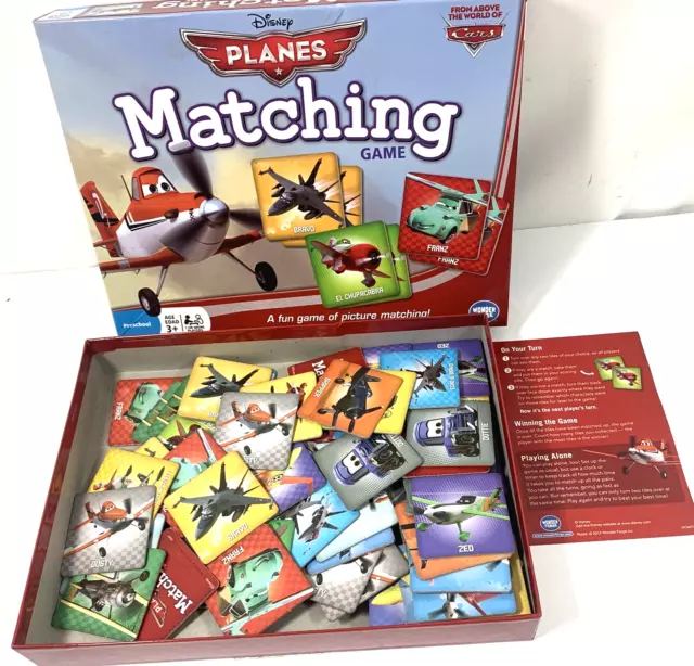 DISNEY PIXAR GAME Matching Planes Airplanes Preschool £7.20 - PicClick UK DISNEY PIXAR GAME Matching Planes Airplanes Preschool £7.20 - PicClick UK