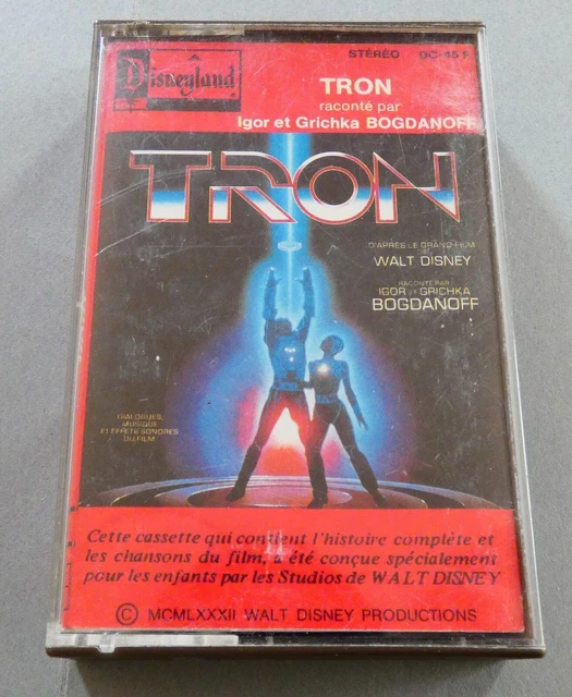 RARE K7 CASSETTE Audio Tape Tron Walt Disney Raconte Par Igor Grichka ...