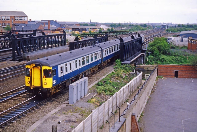 ORIGINAL 35MM RAIL Slide Class 124 DMU 52095 Doncaster 6 5 1984 ...