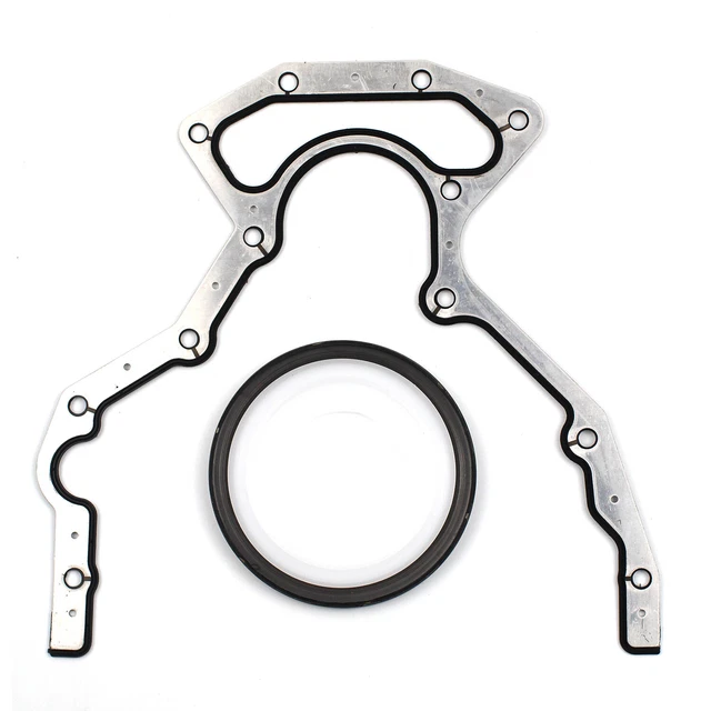REAR MAIN SEAL Block Cover Gasket Kit BS40640 For Chevy GMC 4.8 5.3 6 ...