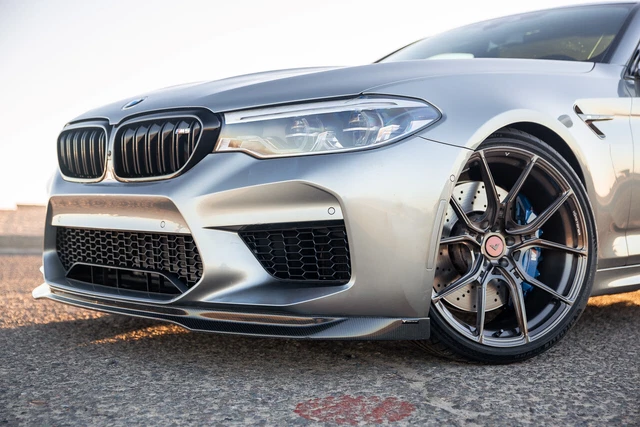 VORSTEINER VRS AERO Front Spoiler Carbon Fiber PP 2x2 Glossy fits BMW F90 M5 EUR 2.039,33 ...