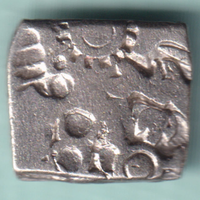 ANCIENT INDIA MAURYAN Punchmark Magadha Janapada (600Bc) Rare Silver ...