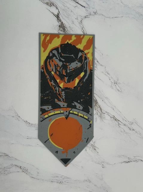 DOOM: THE DARK Ages Slayer Bookmark Featuring The Shield Design Very ...