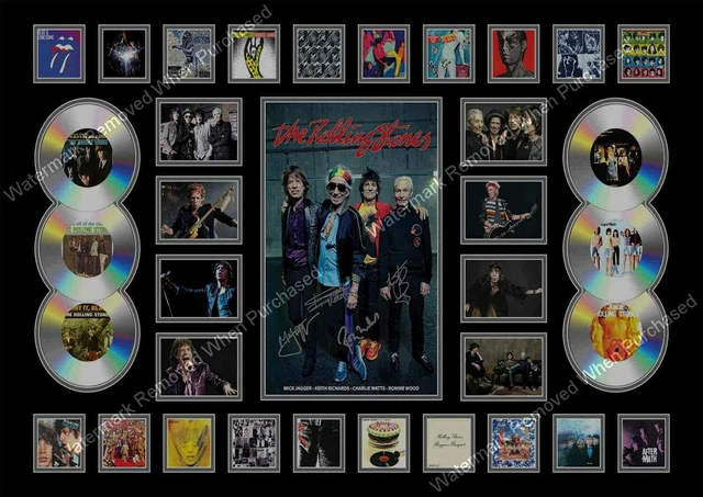 THE ROLLING STONES MICK JAGGER SIGNED LIMITED EDITION AUTOGRAPHED A4 ...