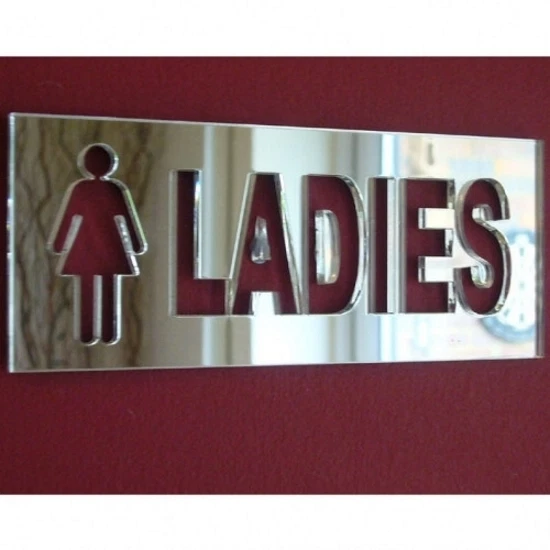 LADIES TOILET SIGN Acrylic Mirrors (Several Sizes Available) $13.49 ...