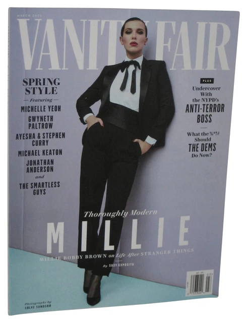 VANITY FAIR MARCH 2025 Millie Bobby Marron Revue Livre EUR 12,93 ...