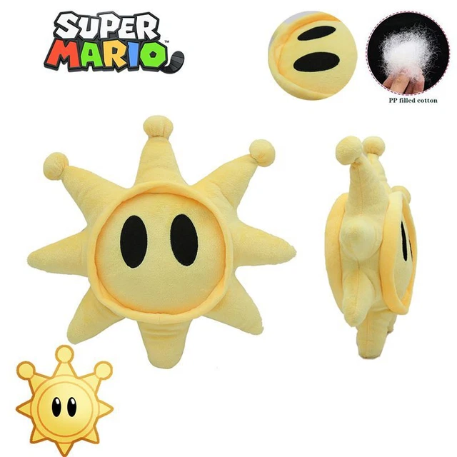 CUDDLY 30CM/11.8IN SUPER Mario Shine Sprite Plush Toy Soft Stuffed Doll ...