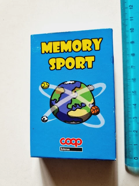 CARTES DE JEU Memory Sport Coop Estense Poker Vintage Original Playing ...