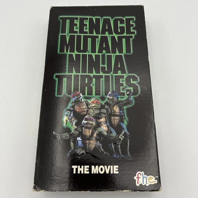 TMNT TEENAGE MUTANT Ninja Turtles: The Movie (VHS. 1990) F.H.E 27345 ...