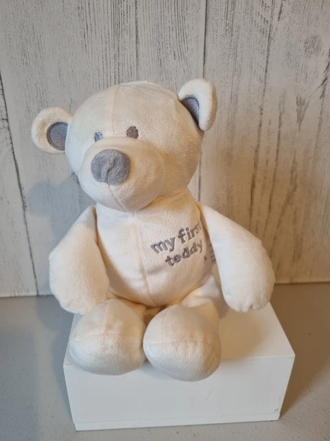 OSGOOD TEXTILES MY First Teddy Bear Soft Toy Comforter Soother Cream ...