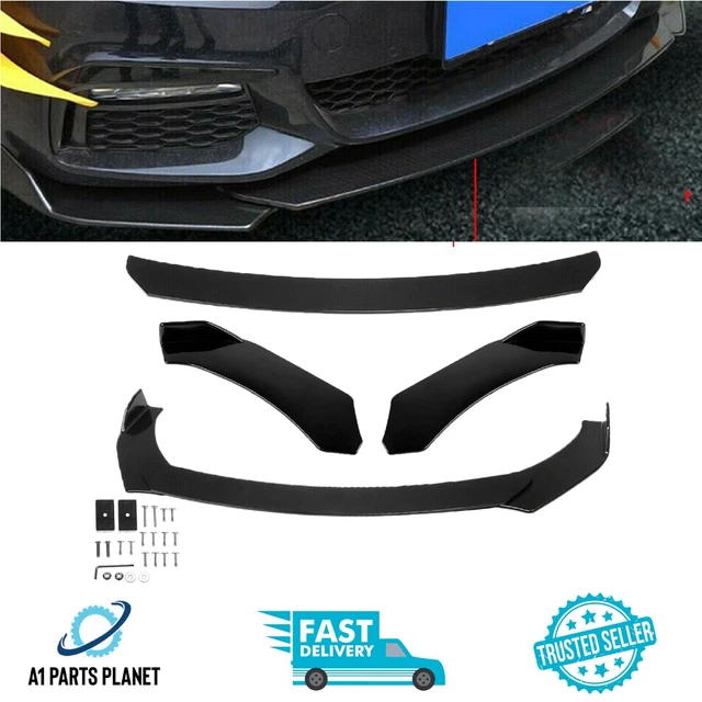BLACK CAR FRONT Bumper Protector Guard Lip Spoiler Splitter For Alfa ...