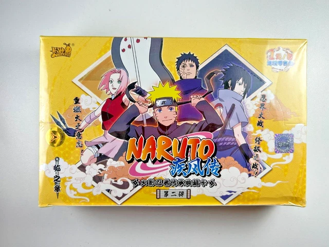 NARUTO TCG KAYOU Carte Game Booster Box Tier 1 Wave 2 Factory Sealed ...