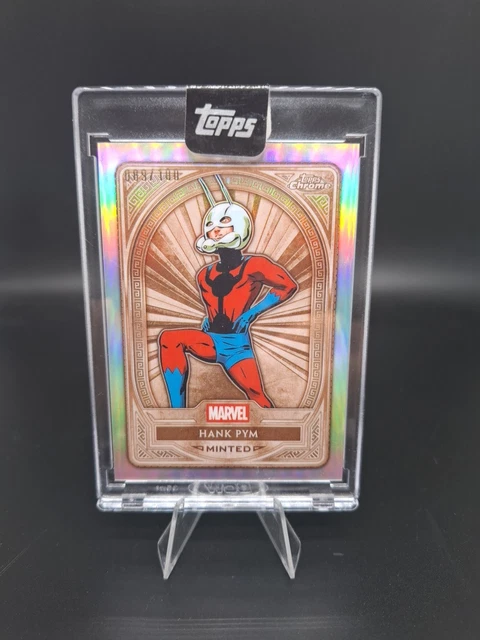 MARVEL MINT 2025 Topps : Hank Pym /100 Encased Refractor $110.25 ...