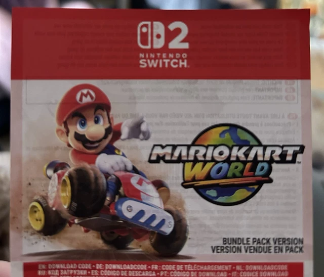 NINTENDO SWITCH 2 - Mario Kart World - eshop code from digital bundle UK region £39.68 - PicClick UK