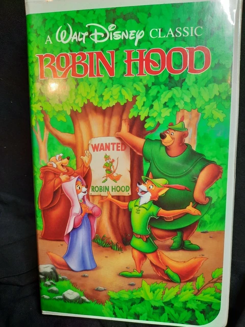 Walt Disney S Robin Hood Classic Black Diamond Vhs 1991 Open Eur 10
