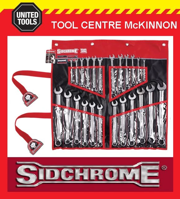 SIDCHROME SCMT22104 24PCE RING & OPEN END METRIC & A/F SPANNER SET $319 ... SIDCHROME SCMT22104 24PCE RING & OPEN END METRIC & A/F SPANNER SET $319 ...