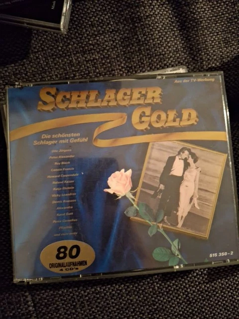 SCHLAGER GOLD 4CDS Die Schönsten Schlager Mit Gefühl Udo Jürgens Peter ...