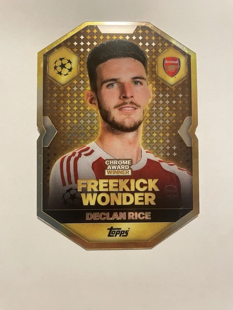 TOPPS MATCH ATTAX 25/26 Chrome Award Winner Card CA14 Declan Rice £3.84 ...