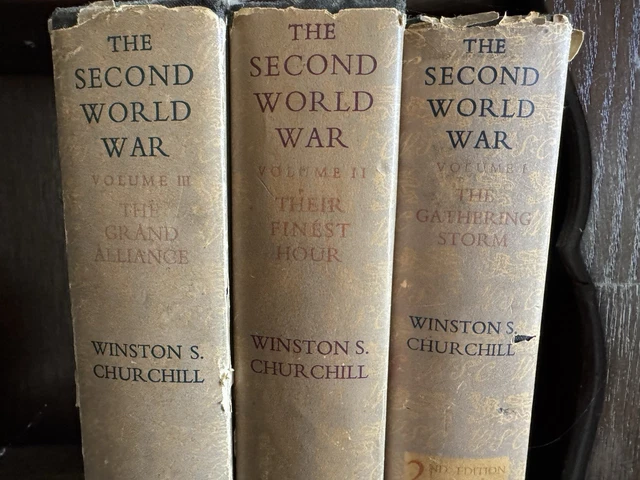 THE SECOND WORLD War by Winston Churchill complete six volume set !st editions £465.72 - PicClick UK