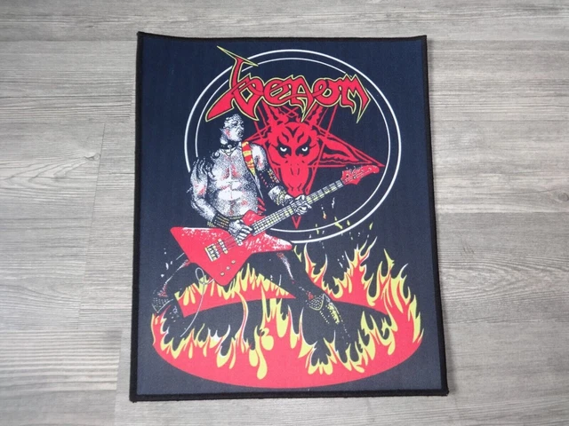 VENOM PATCH BACKPATCH Back Patch Thrash Metal Bathory Cronos In Fire ...