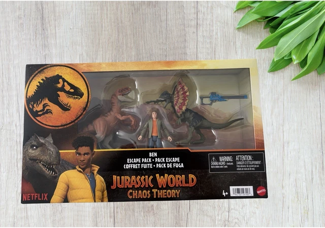 JURASSIC WORLD CHAOS Theory Ben Escape Pack Atrociraptor Tiger ...