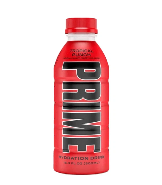 PRIME HYDRATION ENERGY Drink 500ml Logan Paul & KSI TROPICAL PUNCH £6. ...