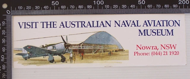 VINTAGE AUSTRALIAN NAVAL Aviation Museum Nowra Nsw Advertising Promo ...
