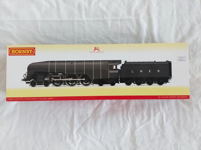 HORNBY LNER CLASS W1 Hush-hush 4-6-4. No,10000. R3840. £191.04 ...