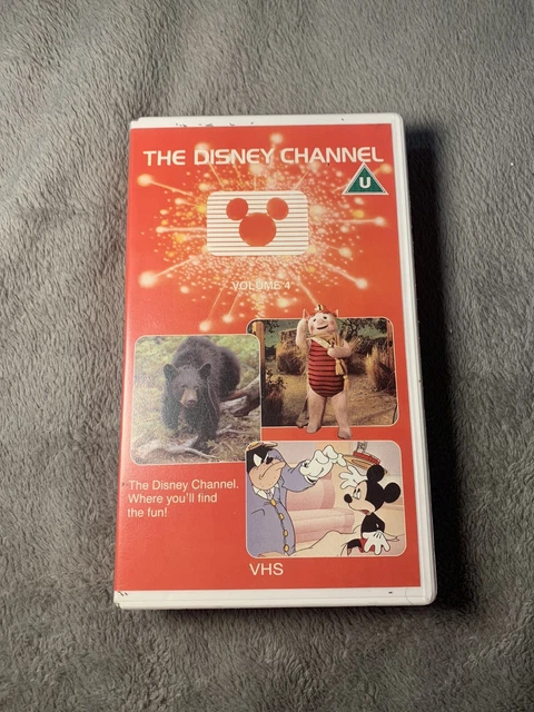 THE DISNEY CHANNEL - Official Disney VHS - Volume 4 - Very Rare VHS ...