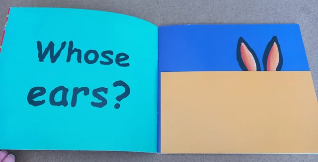 WHOSE EARS? - Jannette Rowe - Flap Book - ABC for Kids $9.00 - PicClick AU