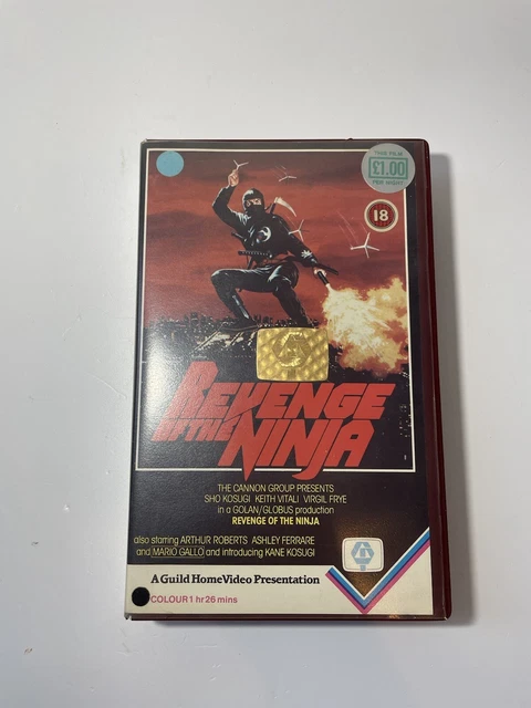 REVENGE OF THE Ninja Big Box Vhs Video Tape Vintage 1983 £11.99 ...