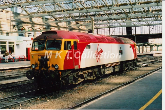RAIL PHOTO CLASS 57 57314 @ Carlisle 21/5/07 parked on centre road £3. ...