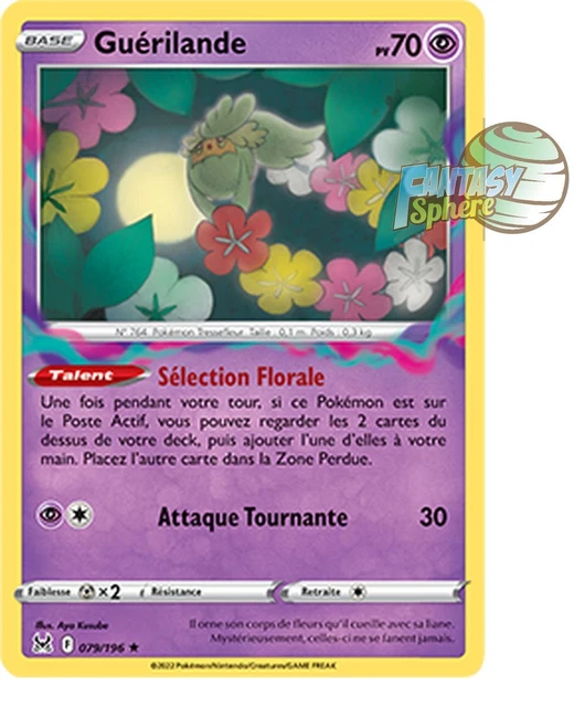 POKEMON 79/196 GUÉRILANDE Rare EB11 Epee et Bouclier 11 Origine Perdue ...