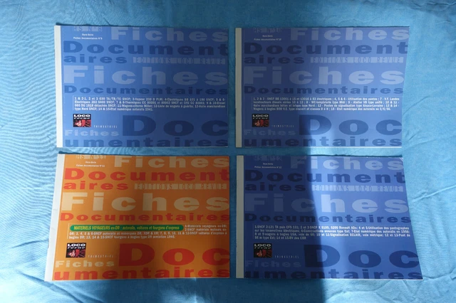 FICHES DOCUMENTAIRES LOCO Revue n° 8,10,11,12 EUR 10,00 - PicClick FR