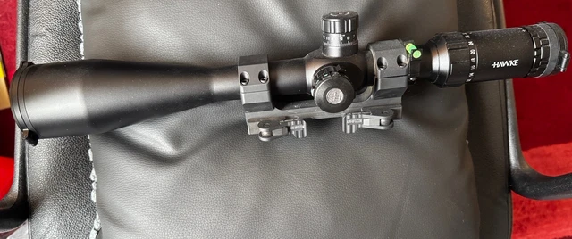 HAWKE SIDEWINDER 30 SF telescopic rifle scope 8-32x56 RINGS NOT ...