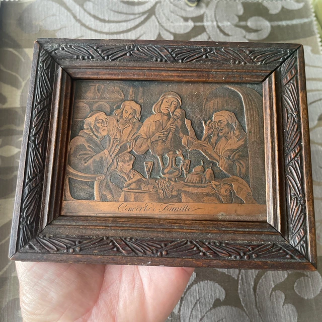 ANTIQUE COPPER PLATE Engraving After Jordaens, Jacob “The family ...