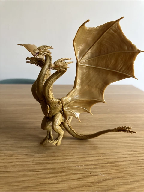 GODZILLA KING OF the Monsters King Ghidorah Gold Dragon Action Figure 6 ...