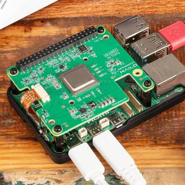 FOR 5 AI HAT+ Official-Original Hailo8l PCIe M.2 HAT+ 13Tops AI Board ...