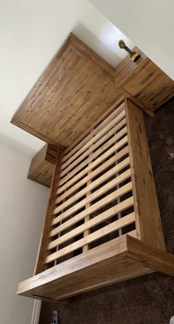 JULIEN BOWEN HOXTON Double Bed Frame And Side Drawers £618.70 - PicClick UK