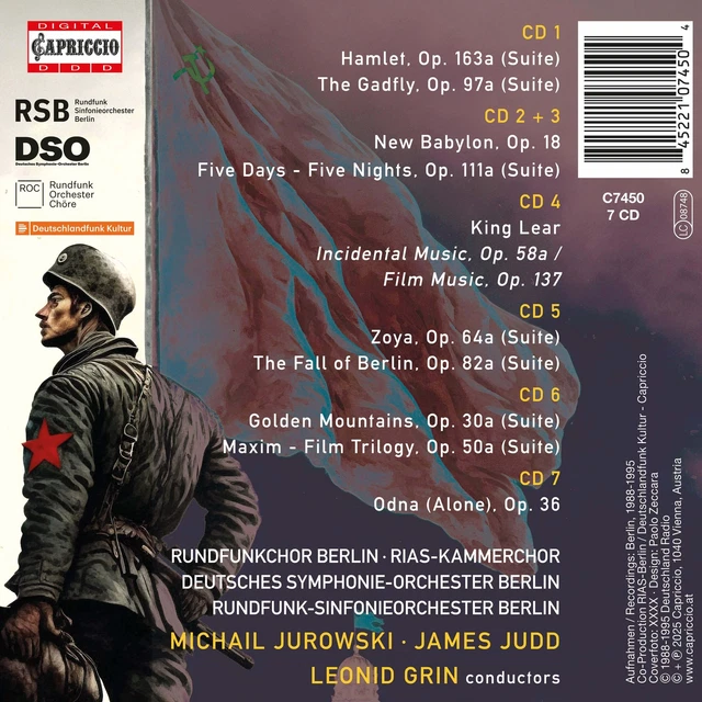 DMITRI SHOSTAKOVICH DMITRI Shostakovich: Film Music Edition (CD) (UK IMPORT) $126.75 - PicClick CA