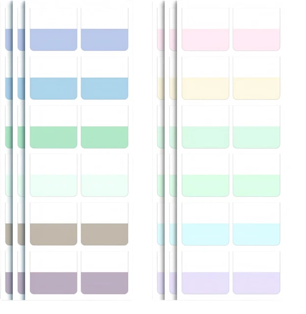 240 PIECES STICKY Index Tabs, Self-Adhesive Index Tabs Flags Writable ...