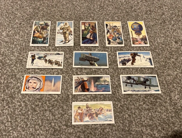 KELLOGGS FAMOUS FIRSTS 1963 Trade Cards (Full Sets Of 12) Excellent ...