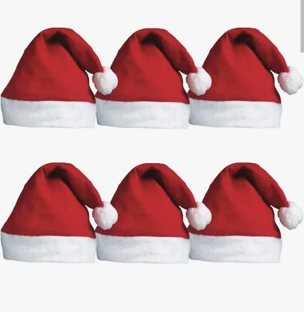 WICKED COSTUMES XM4637 Christmas Super Deluxe Plush Santa Hat £4.37 ...