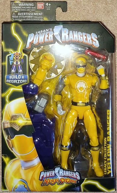 BANDAI LEGACY POWER Rangers Ninja Storm Yellow Ranger MISB $24.99 ...