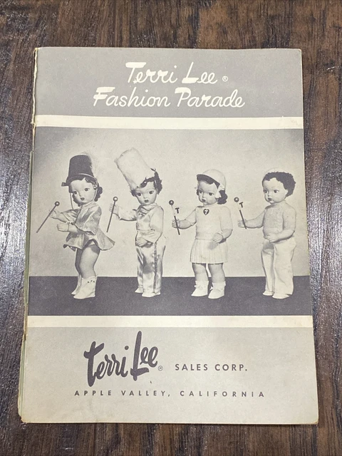TERRI LEE FASHION Parade 1954 Booklet Doll Pamphlet Catalog EUR 25,26 ...