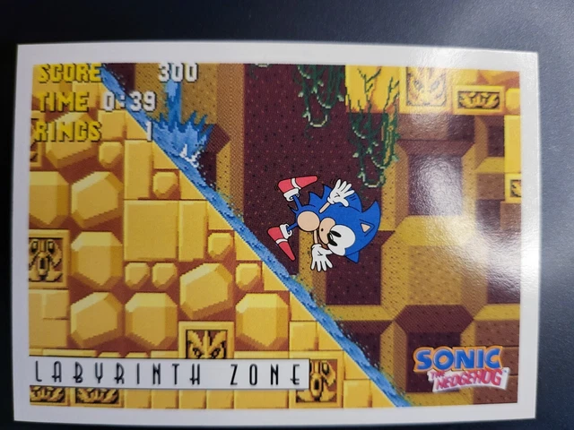 1993 TOPPS SONIC the Hedgehog Labyrinth Zone Card #8 EUR 3,31 - PicClick FR