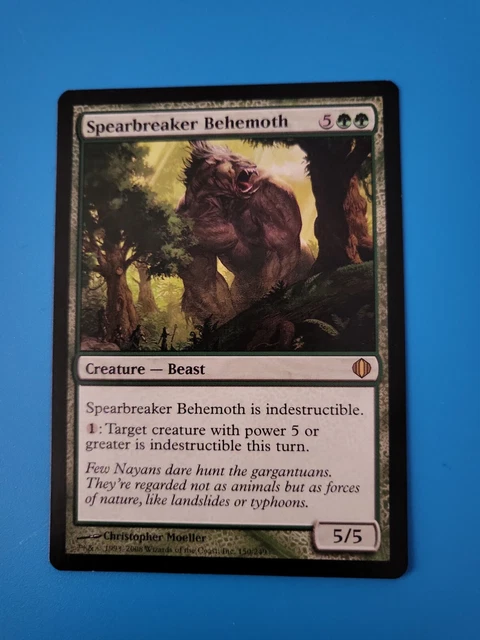 MTG SPEARBREAKER BEHEMOTH Shards of Alara 150/249 régulier rare EUR 2 ...