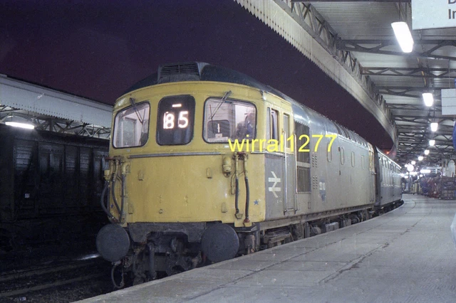 ORIGINAL RAILWAY PHOTOGRAPHIC negative Class 33 33110 at Bristol £3.25 ...