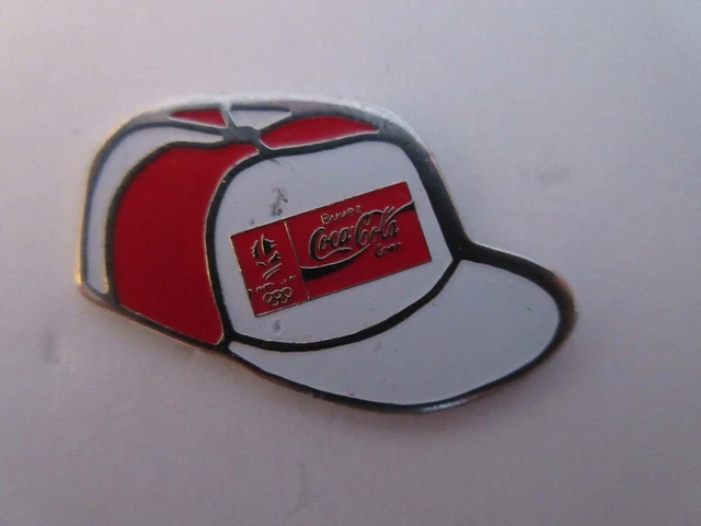 PIN OLYMPISCHE SPIELE 1992 Albertville Coca-Cola Logo Olympics Kratzer ...